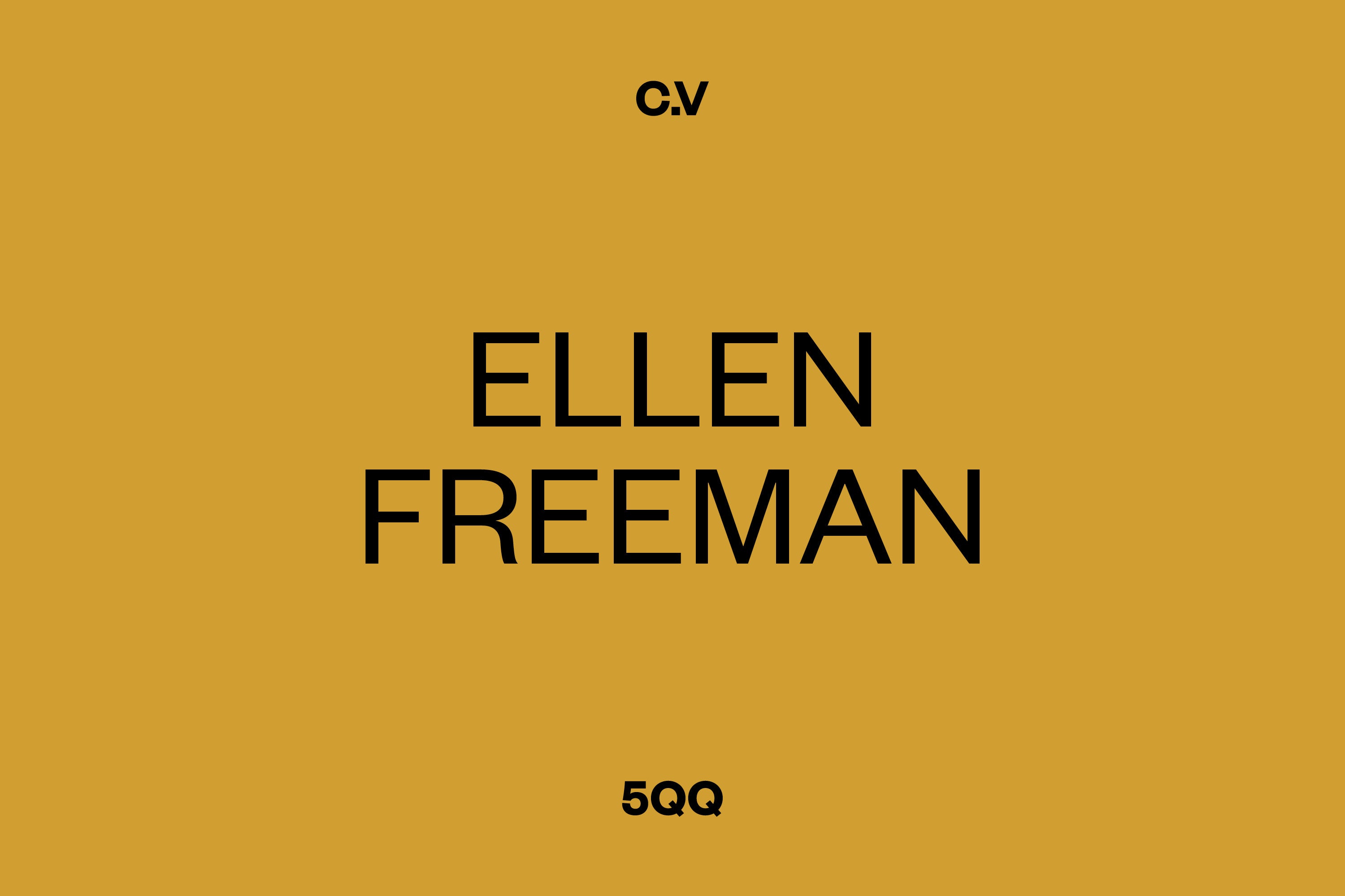 Five Quick Questions: Ellen Freeman – CREATIVE.VOYAGE